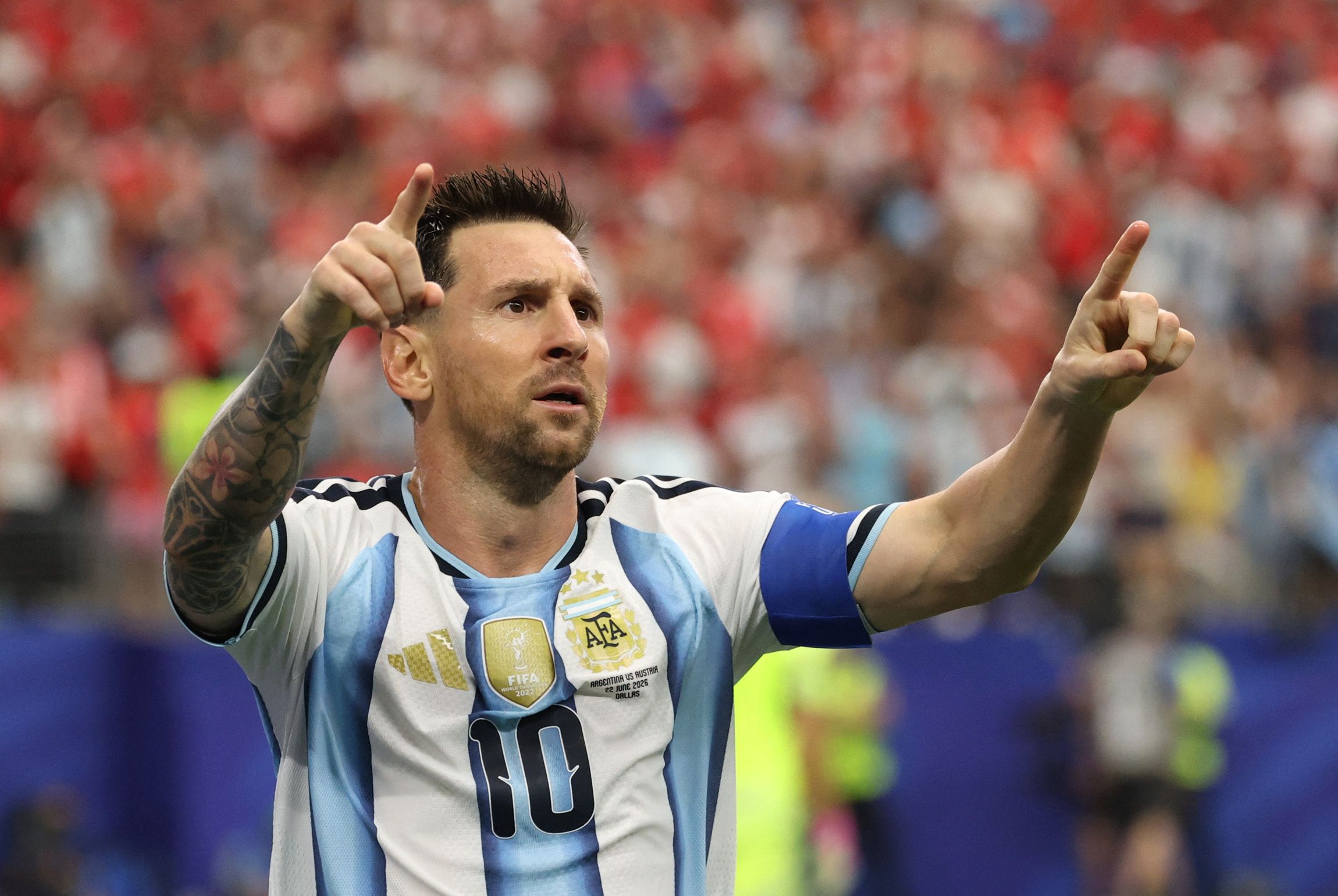 Messi bate recorde, Argentina supera Áustria e garante classificação na ...